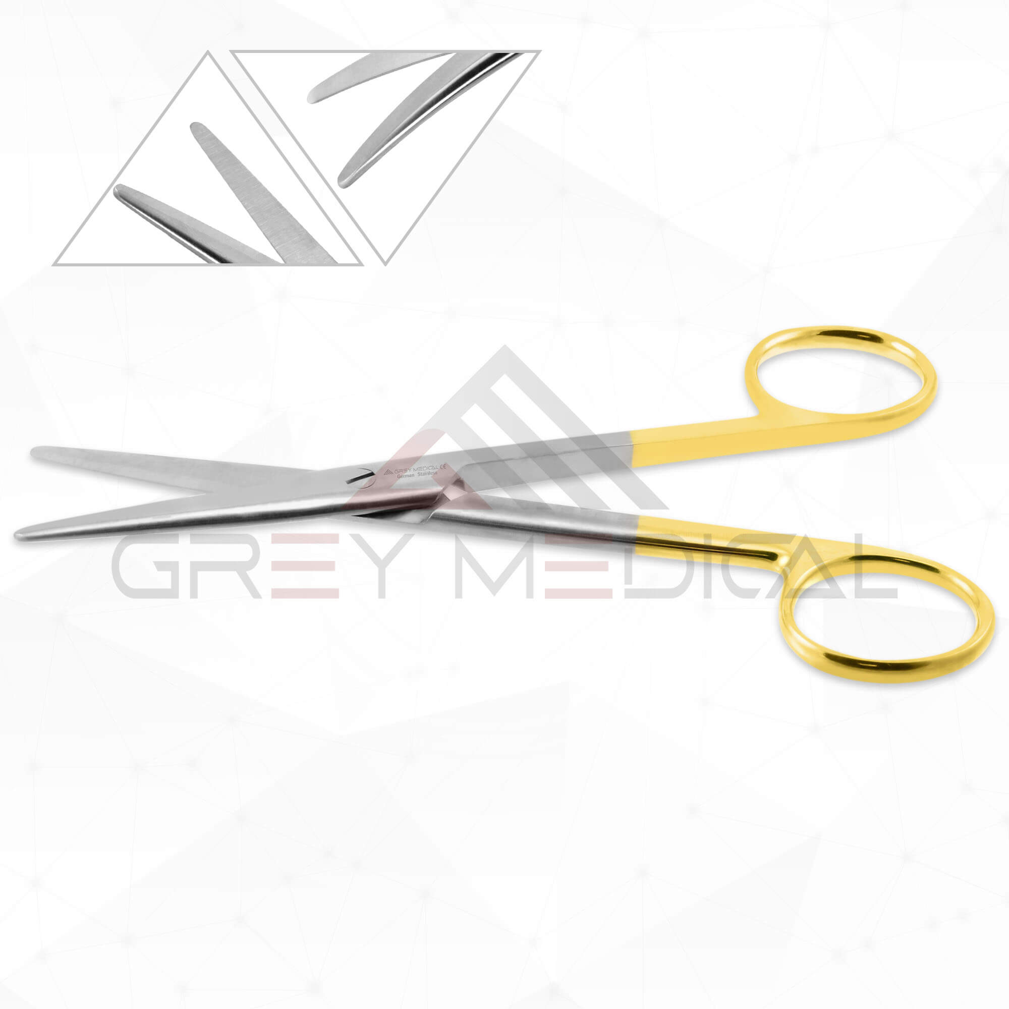 Mayo Scissors - Tungsten Carbide | Grey Medical