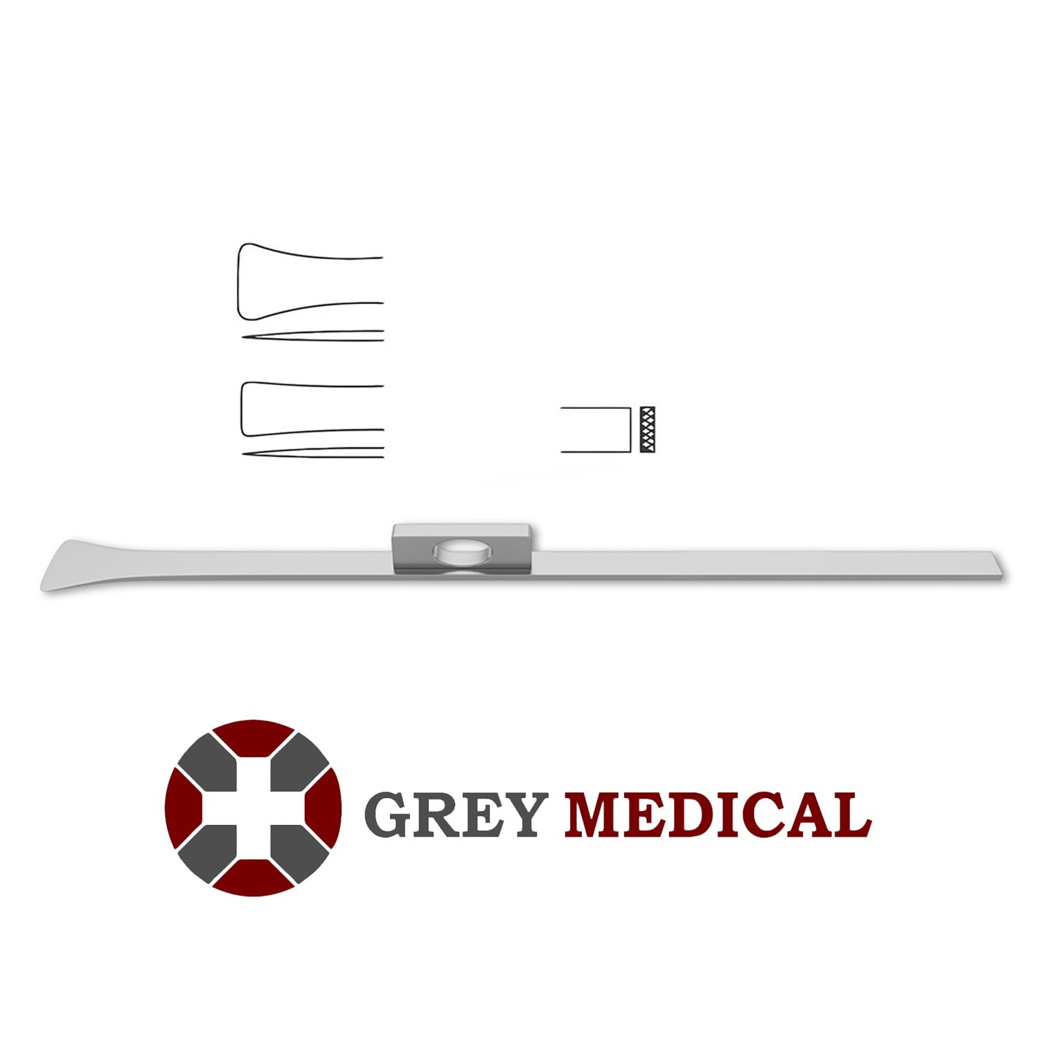 Rubin (Type) Dorsal Osteotome - Nasal Tools | Grey Medical