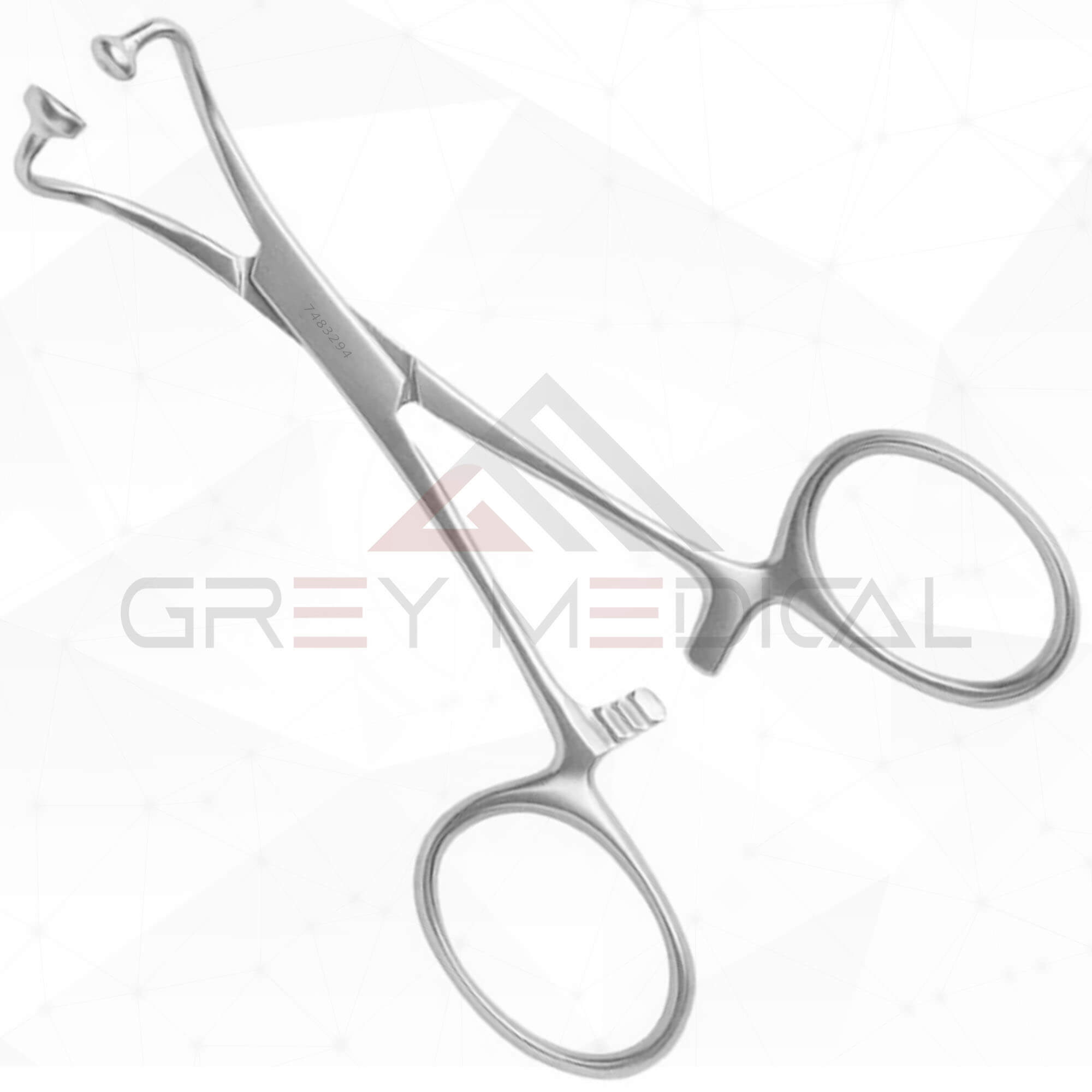 Backhaus (Ball & Socket) Towel Clamps | Grey Medical