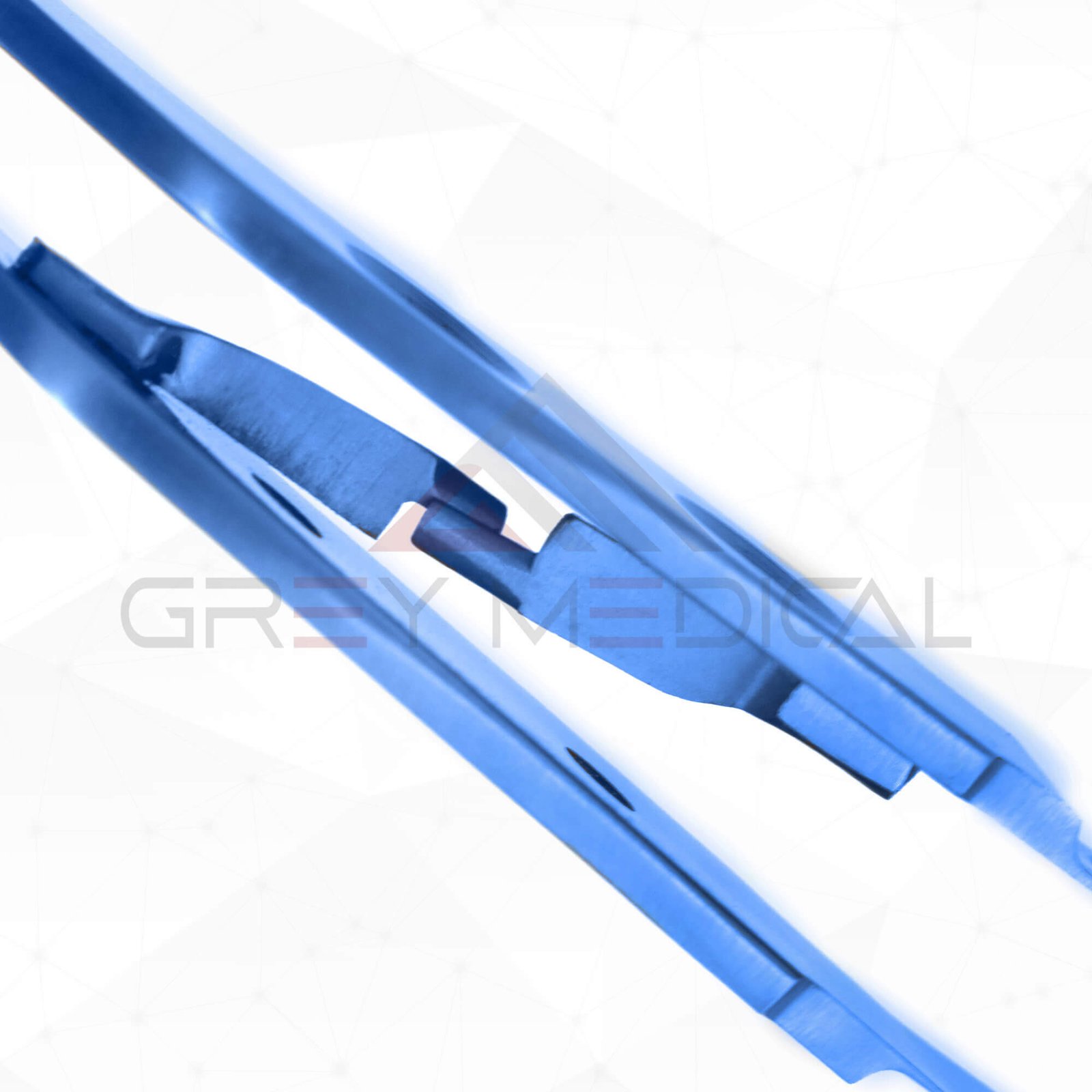 Porte-aiguille micro en titane de type baïonnette