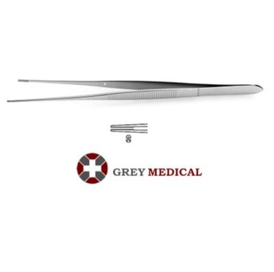 Brophy Tissue Forceps - Fine 1X2 Teeth - Grey Medical