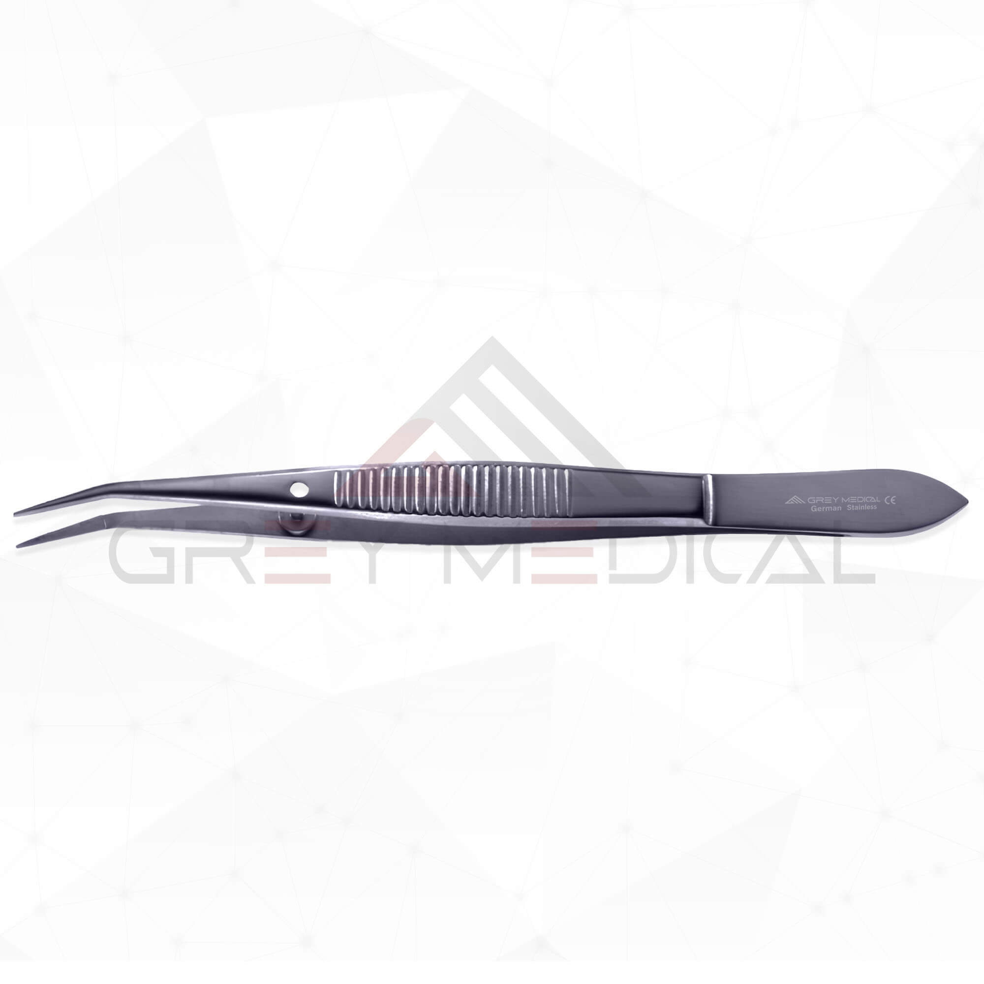 Julian Suture Forceps - Angled Smooth jaw | Grey Medical