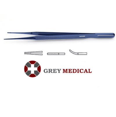 Buy Titanium Dennis-Style Micro Platform Tip Forceps Online | Grey Medical