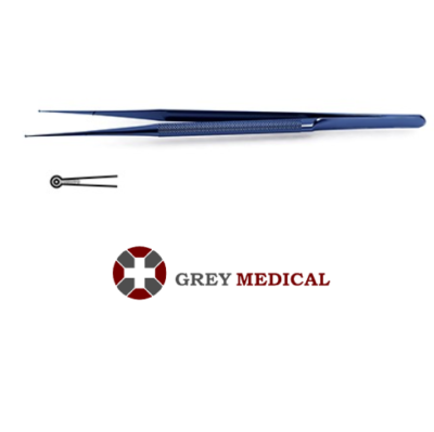 Buy Titanium Grey Micro Ring Tip Forceps Online | Grey Medical