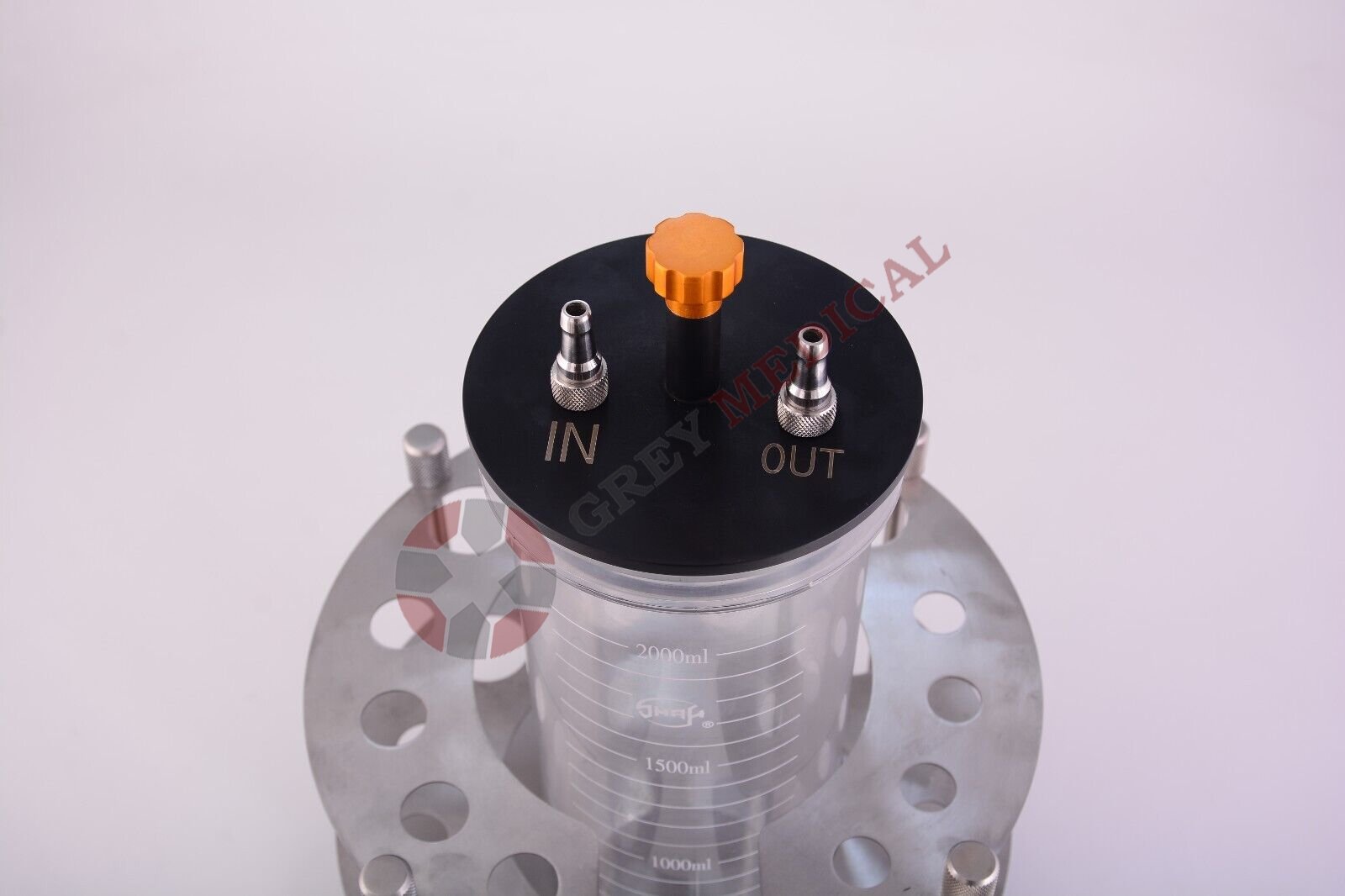 Buy Fat Collection Canister Jar With Stand Online | Grey Medical