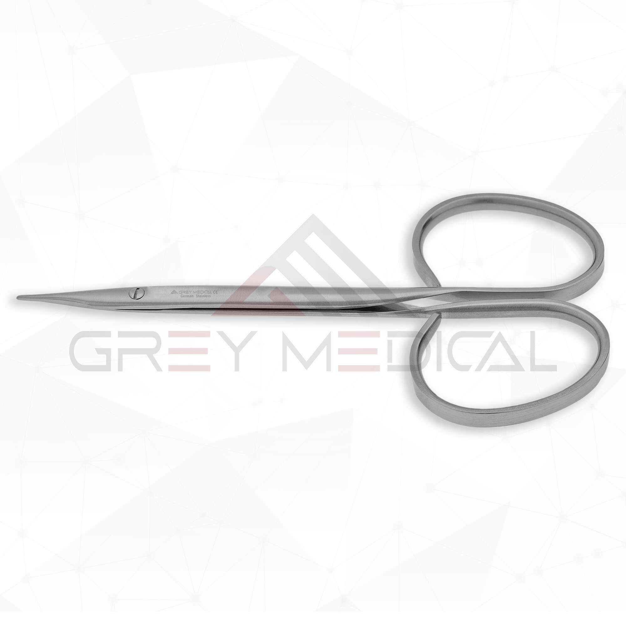 Stitch Scissors - Ribbon-Style Ring Handle | Grey Medical