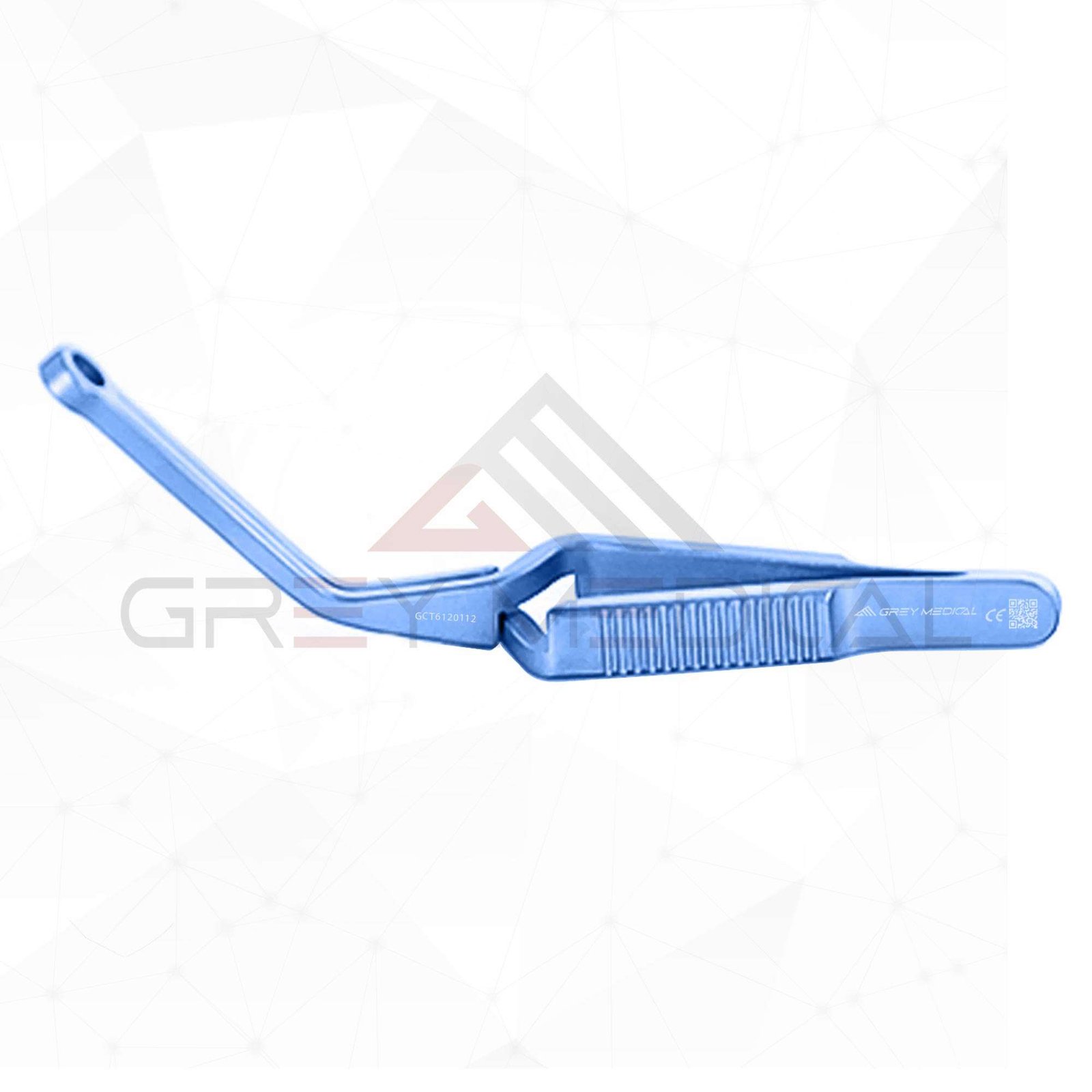 Bulldog shunt Clamp Angled | Grey Medical®