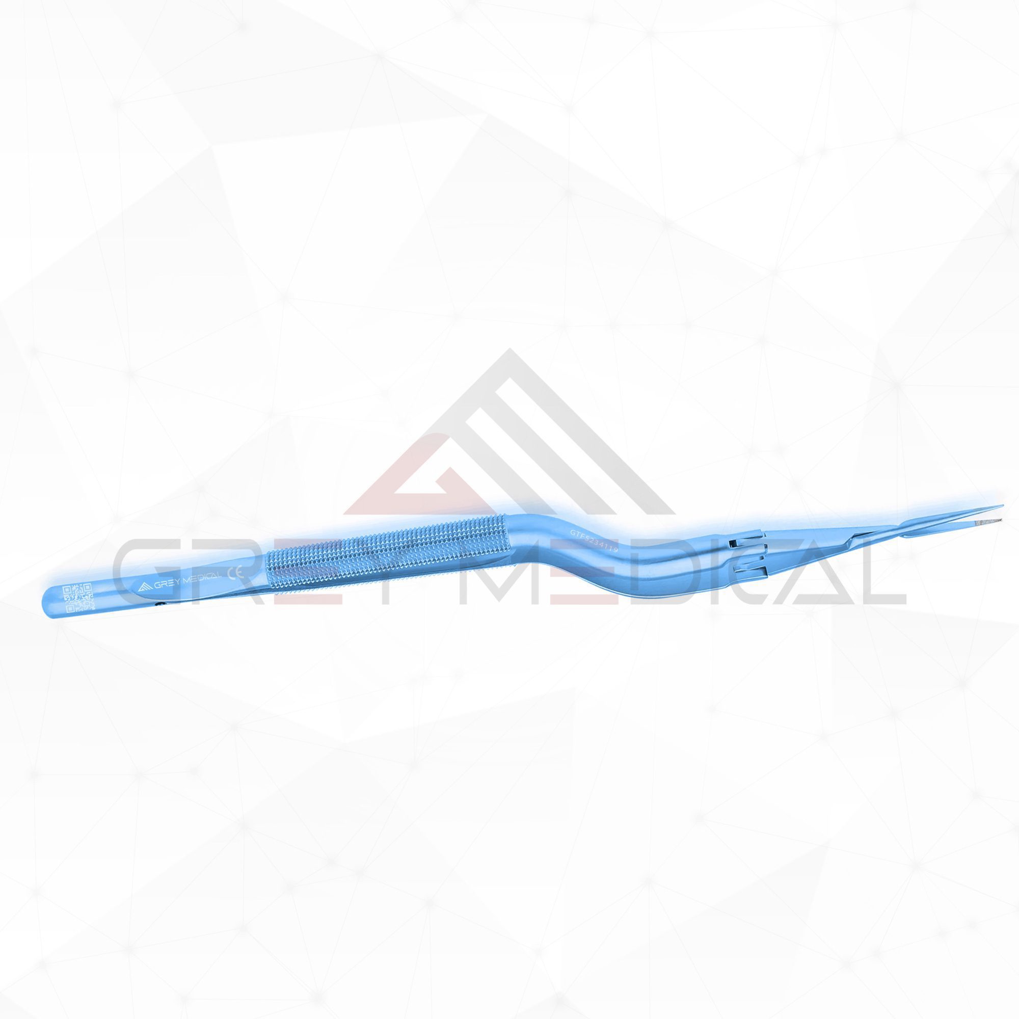 I.M.A. Double Action Forceps Round Bayonet Handle | Grey Medical®