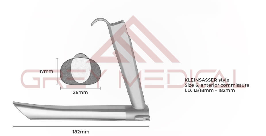 Operating Laryngoscope For Anterior Commissure | GreyMedical®