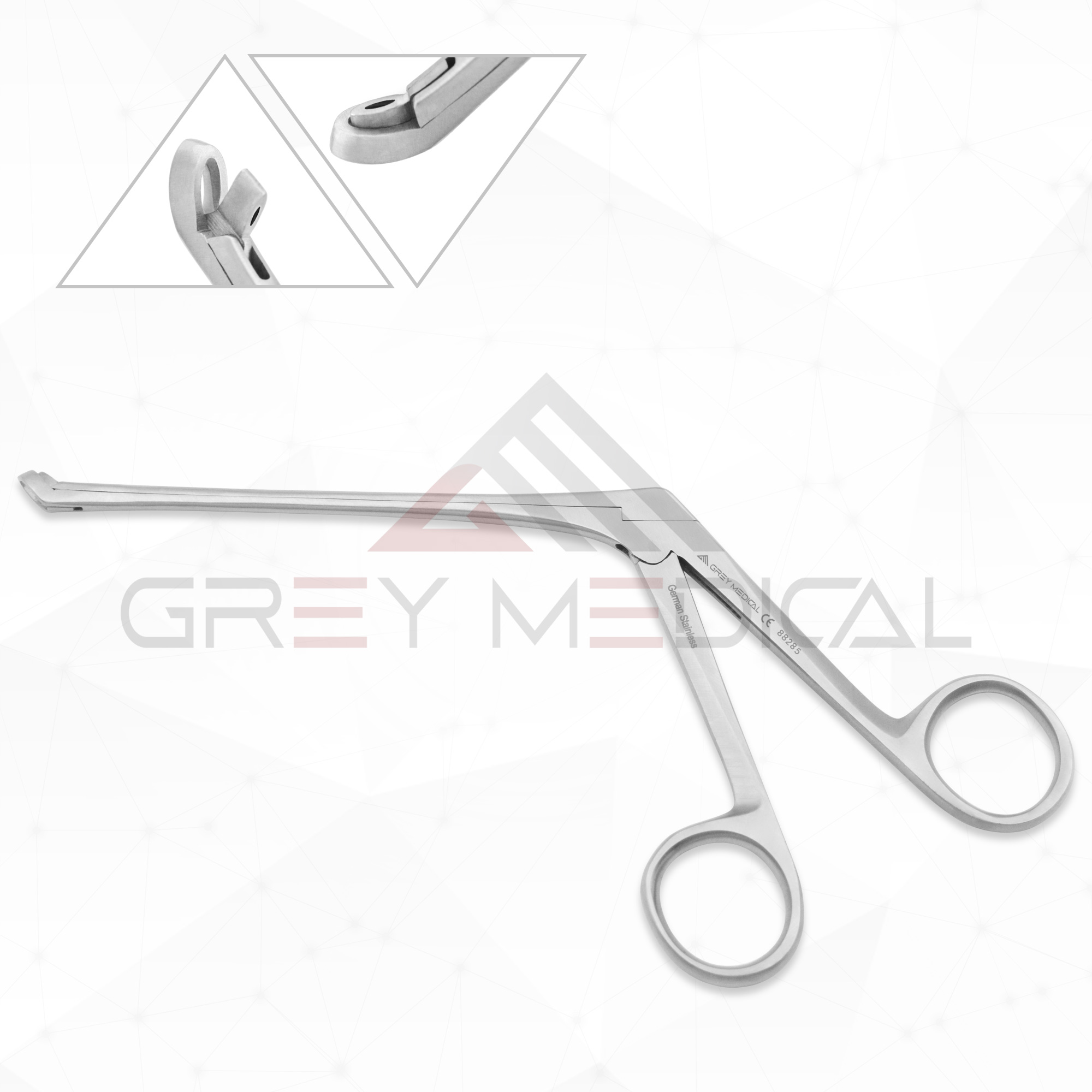 Special Blakesley Nasal Thru-cutting Forceps 45° Up Curved
