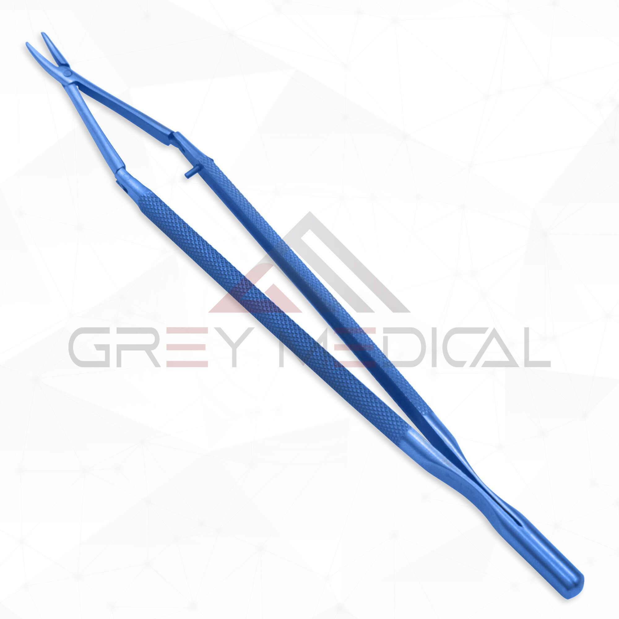 Double Action Micro Titanium Needle Holder | Grey Medical