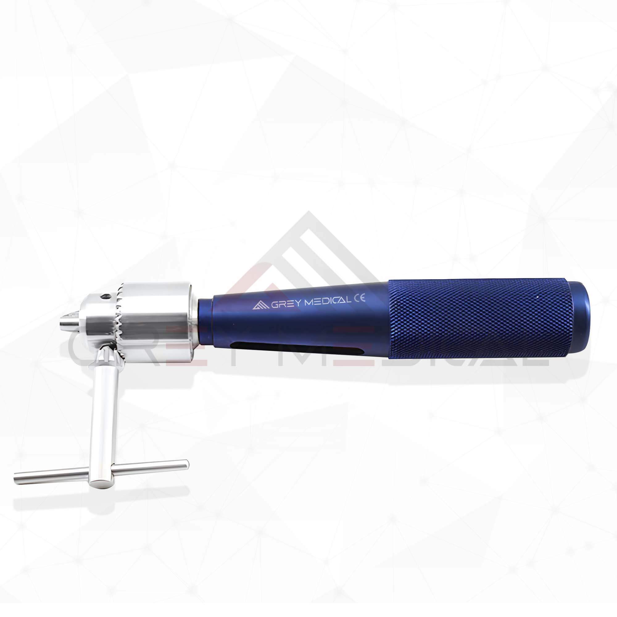 Chuck with Key - Aluminium Handle | Grey Medical®