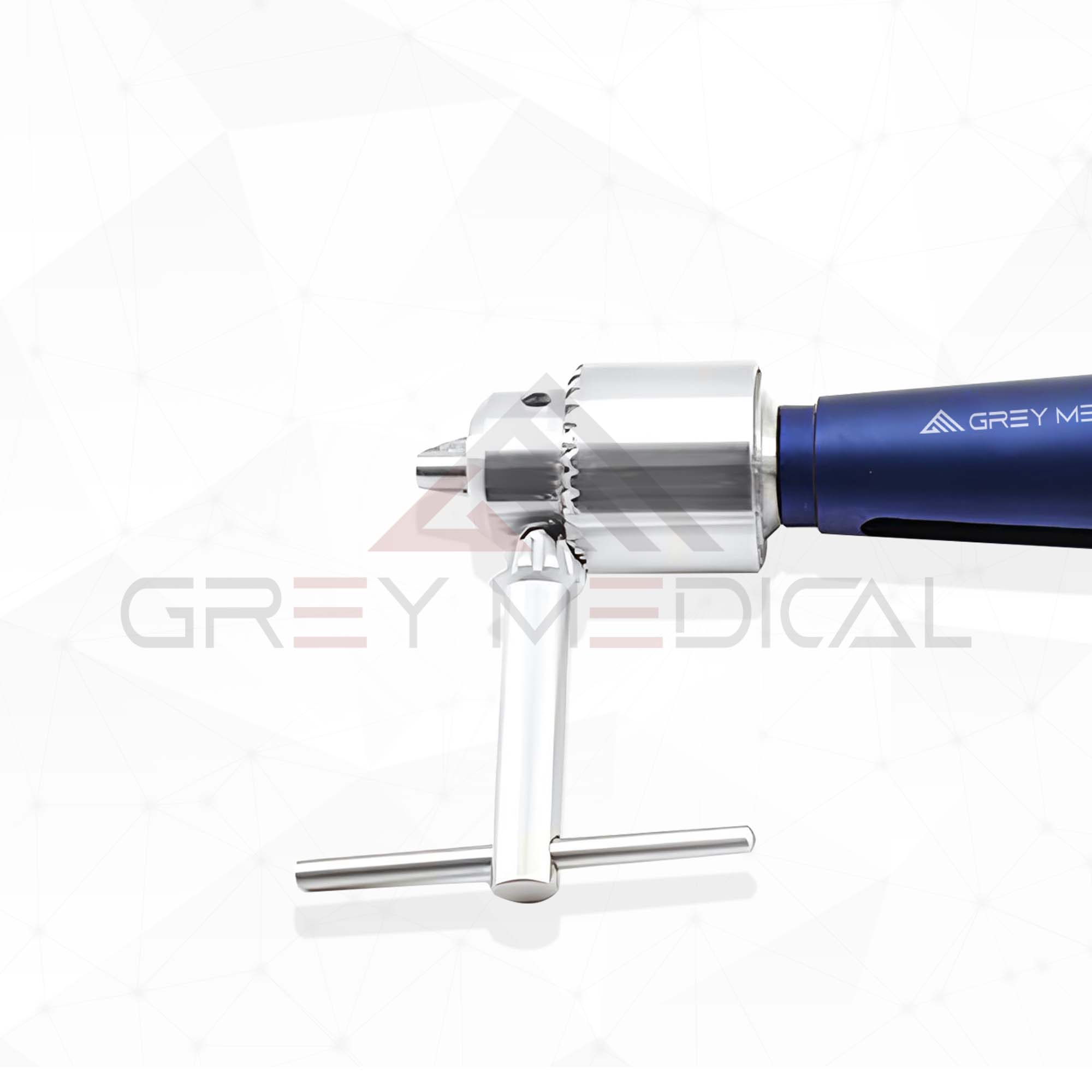 Chuck with Key - Aluminium Handle | Grey Medical®