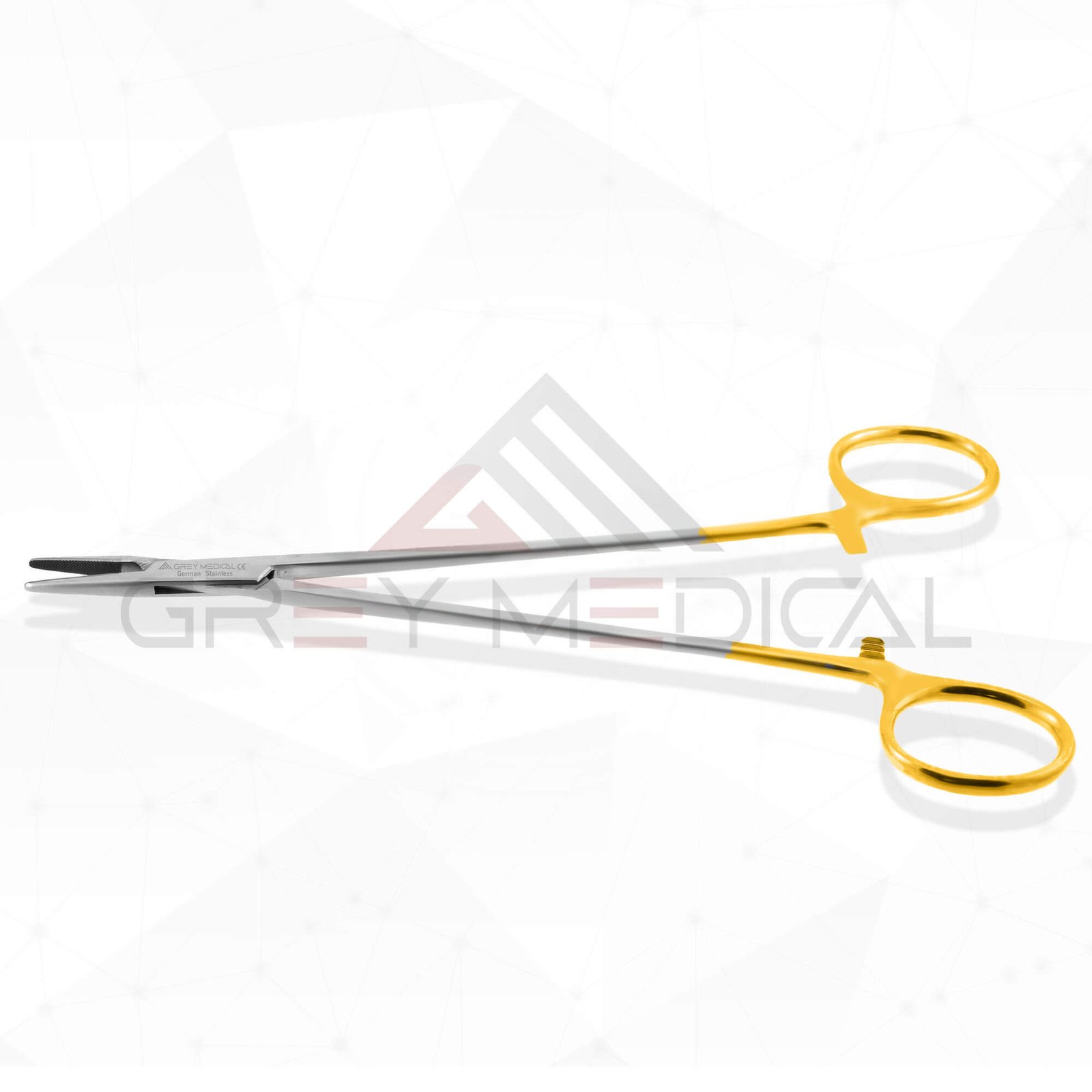 Crile Wood Needle Holder TC | Grey Medical
