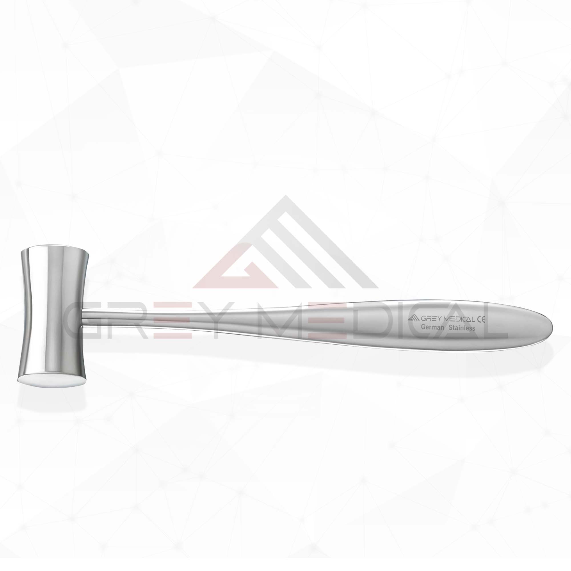 Lucae Bone Mallet - Convex Steel Head | Grey Medical®