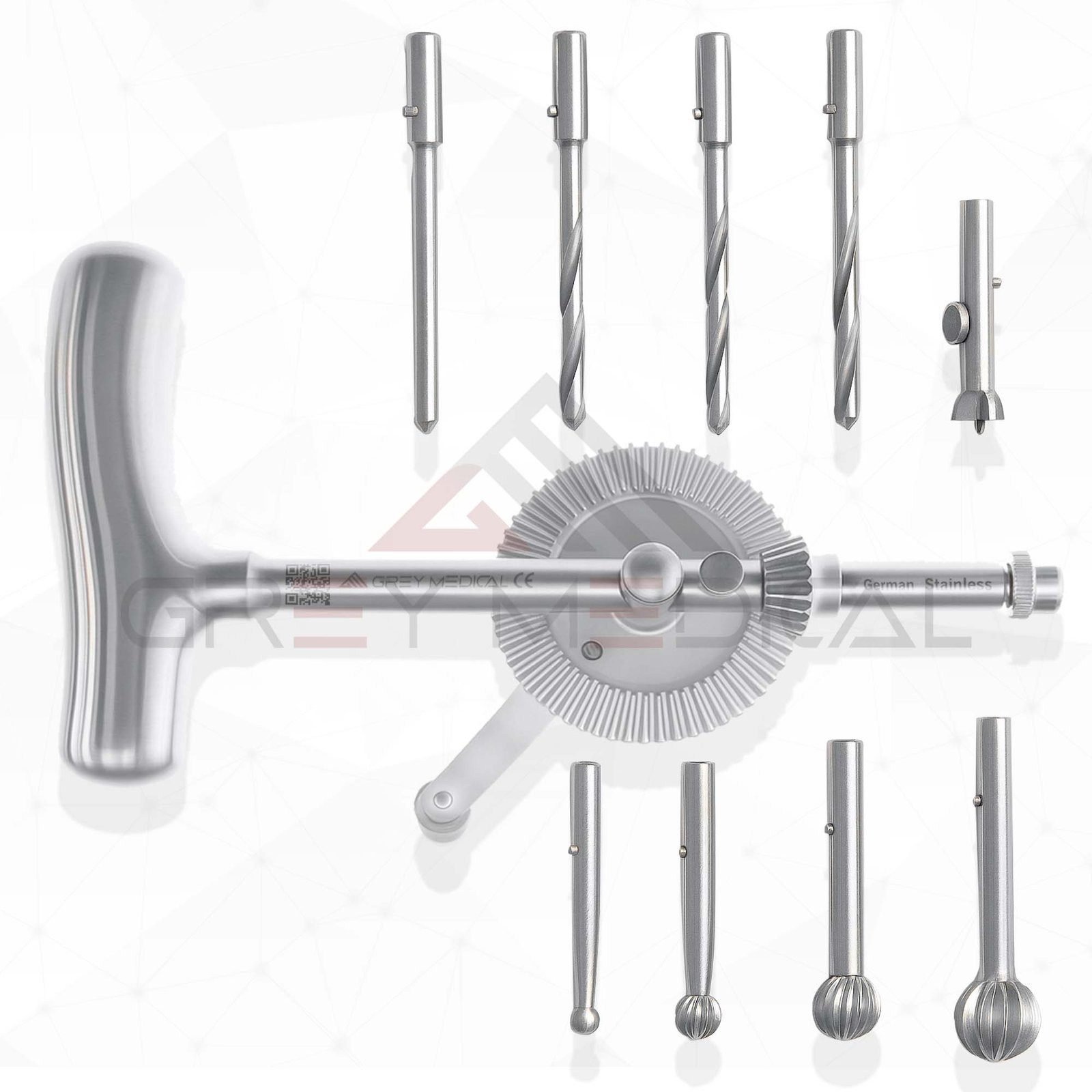 Stille Pattern Drill Set Complete | Grey Medical®