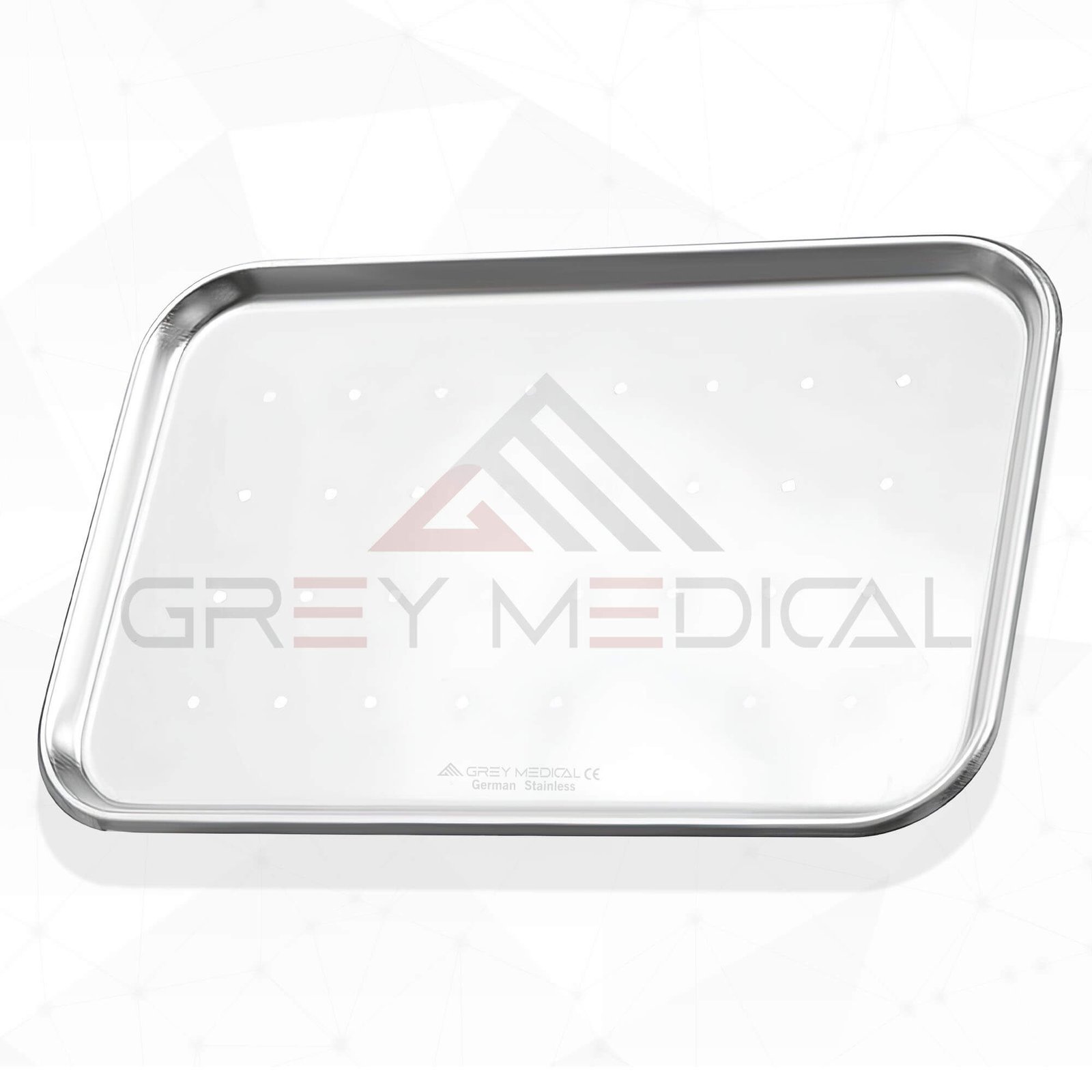 Perforated Mayo Trays | Grey Medical