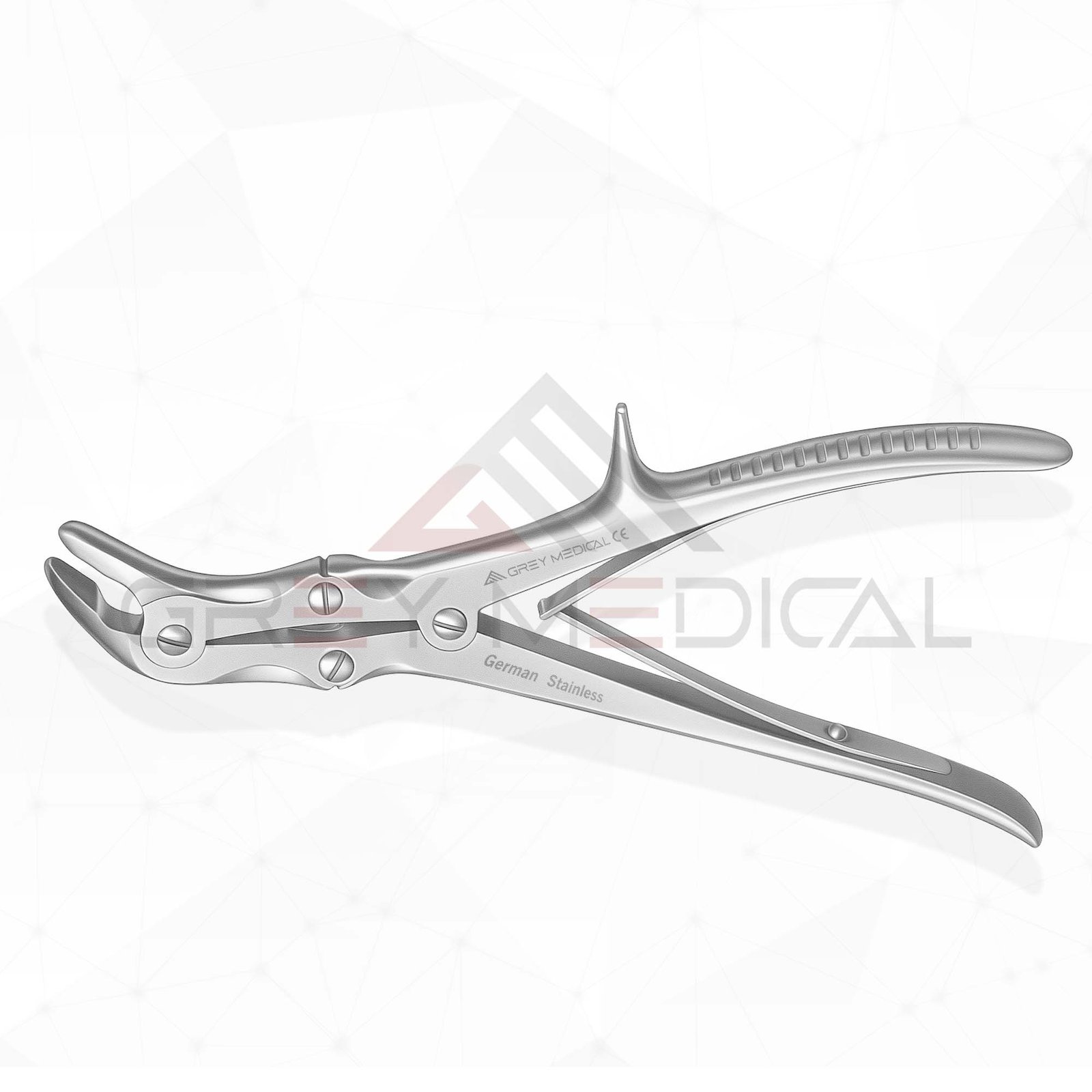 Stille Luer Bone Rongeur angolare - Doppia azione | Grey Medical®