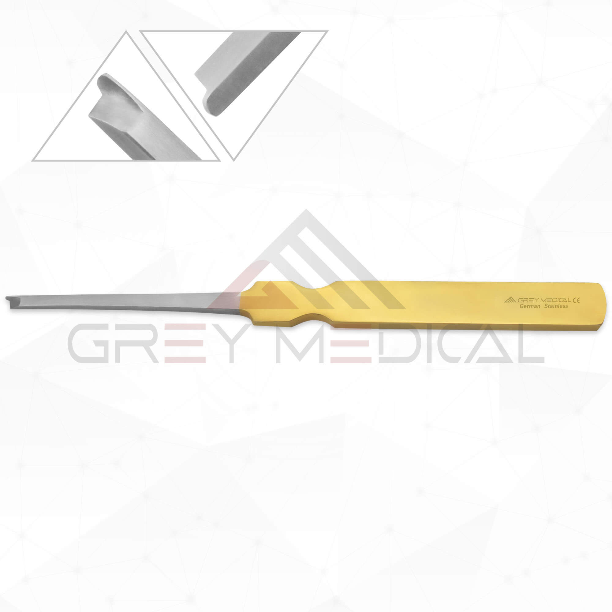 Micro Nasal Osteotome With Rounded Guard | Grey Medical