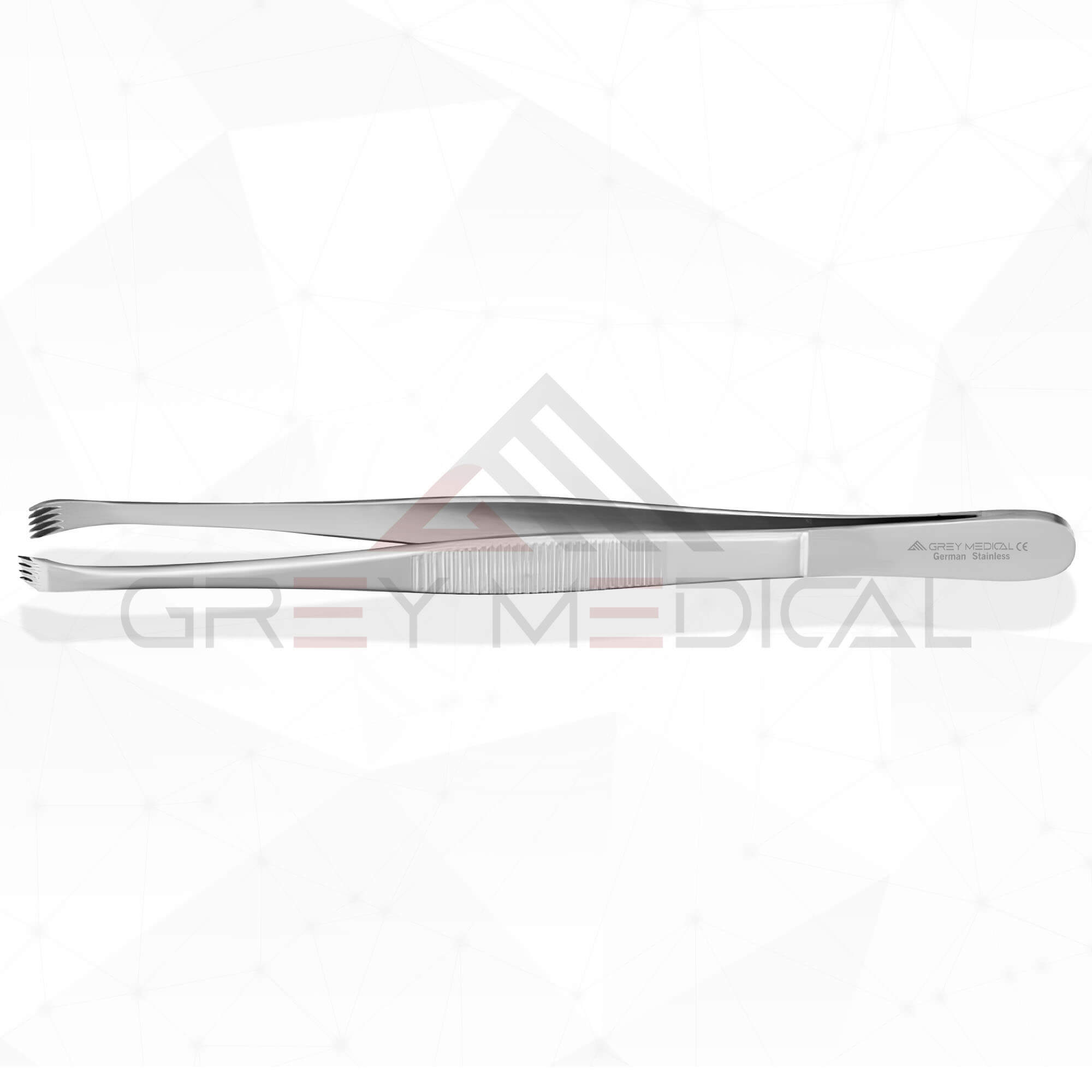 Stone Tissue Forceps - 5x6 teeth | Grey Medical
